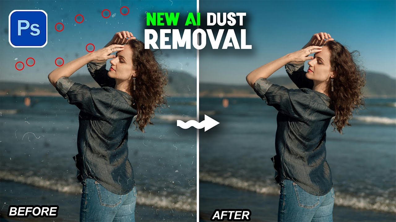Fix Dust Instantly with the New AI Dust Removal in Camera Raw - YouTube