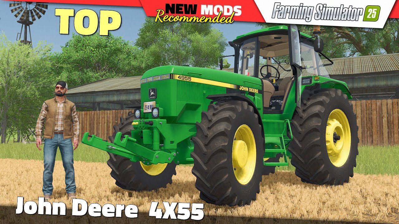 FS25 | John Deere 4X55 - Farming Simulator 25 Mods Review QHD - YouTube