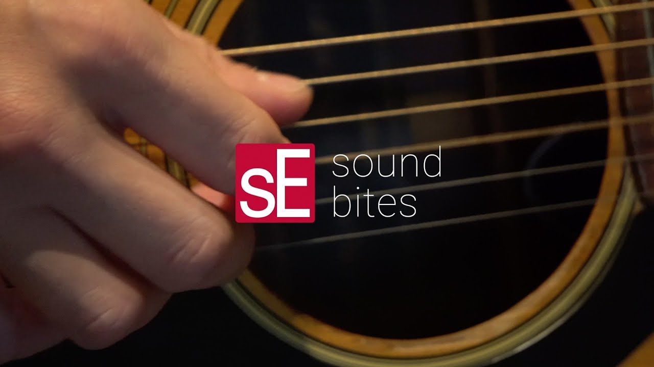 SoundBites: sE7 + Acoustic Guitar - YouTube