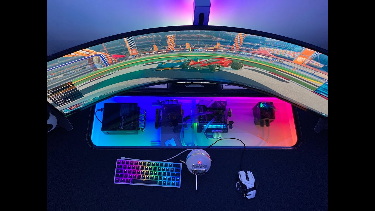 How to design & build a custom desk case 3 - YouTube