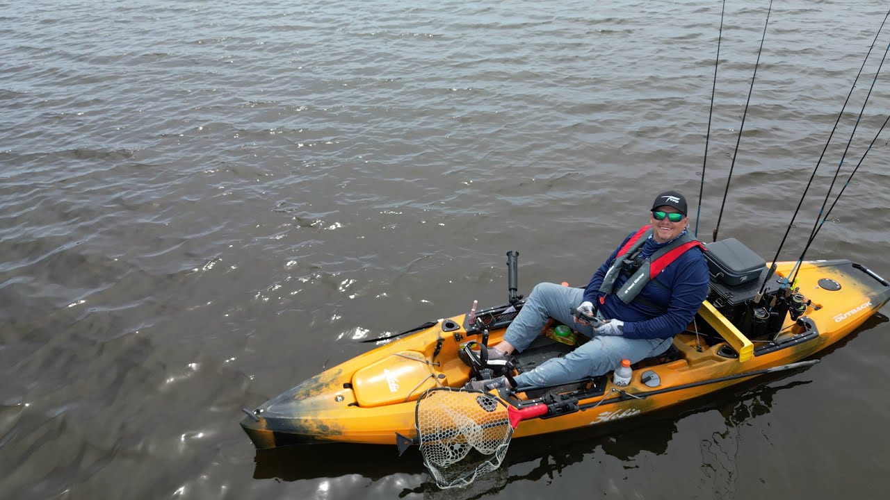 First inshore kayak trip in the new Hobie Outback and we land an over ...