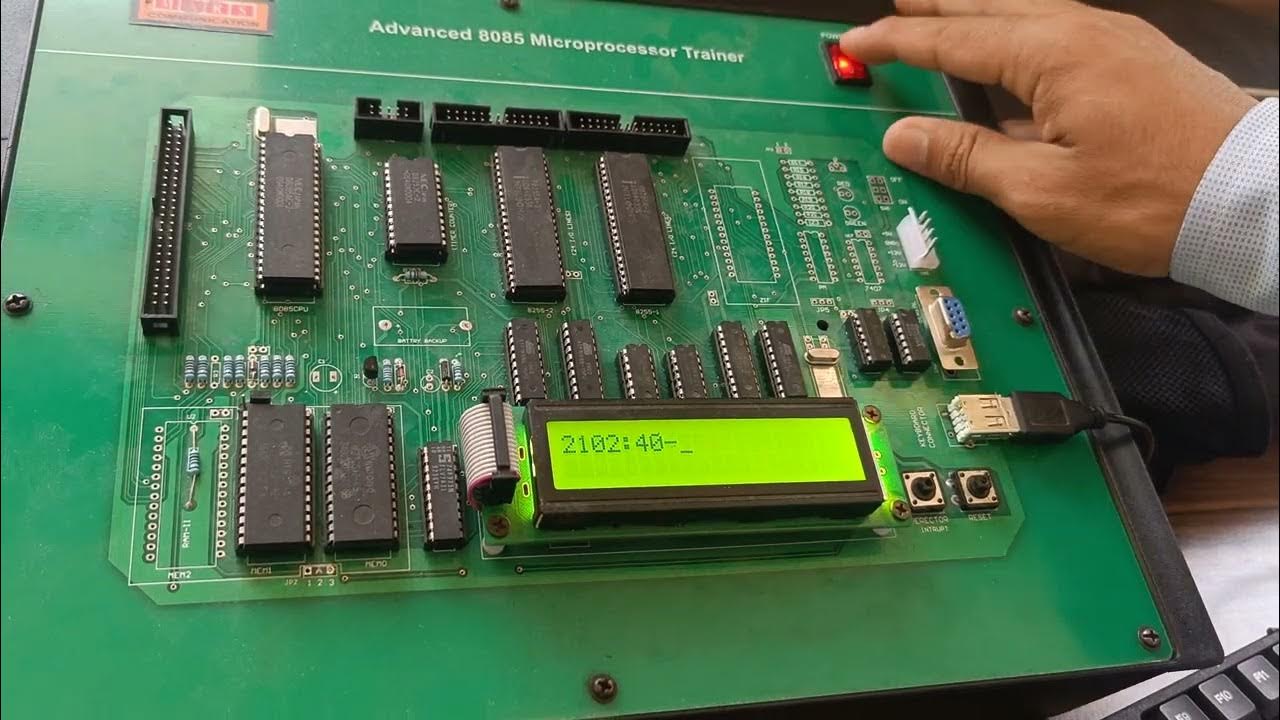 Program to find multiplication of two 8 bit numbers || Microprocessor ...