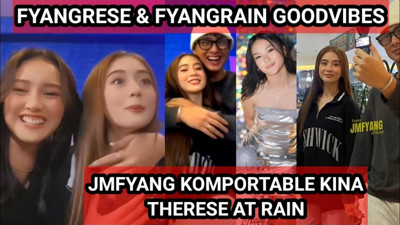 #fyang, JMFYANG iba ang saya pag kasama sina Therese at Rain ...