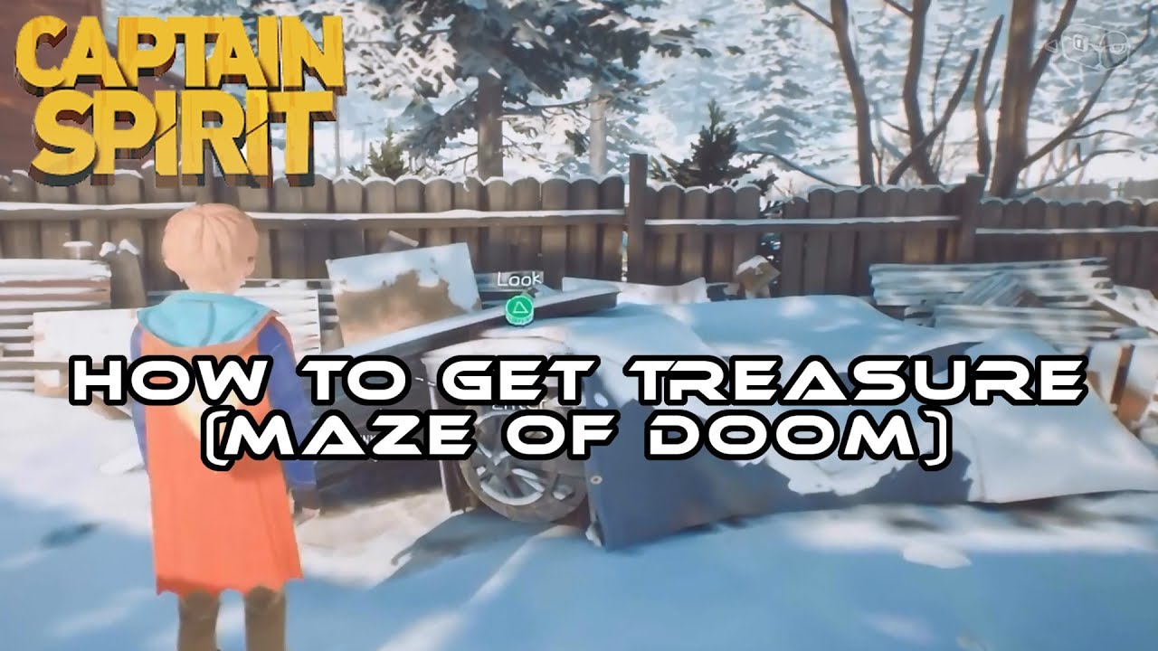 CAPTAIN SPIRIT I How To Find The Treasure (Maze Of Doom) I PS4 Pro ...