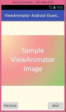 ViewAnimator Android - YouTube