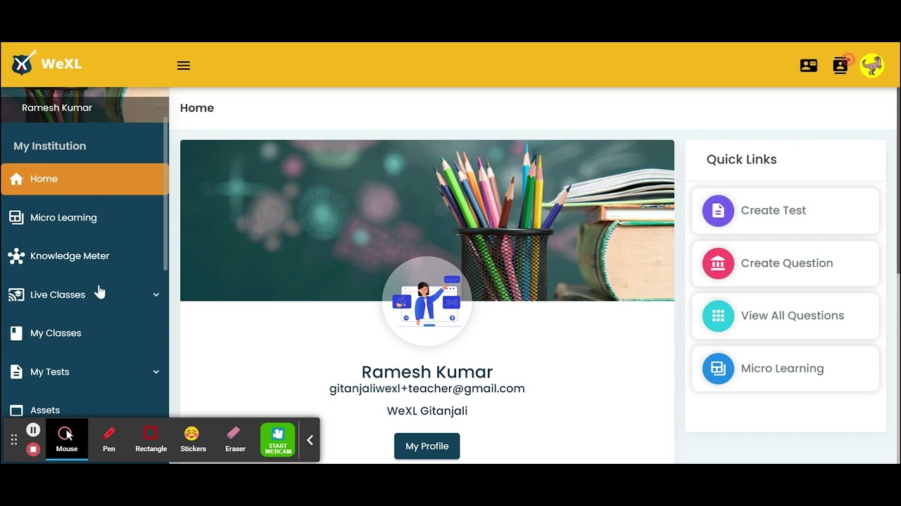 How to attend Live Classes in WeXL Platform - Telugu - YouTube