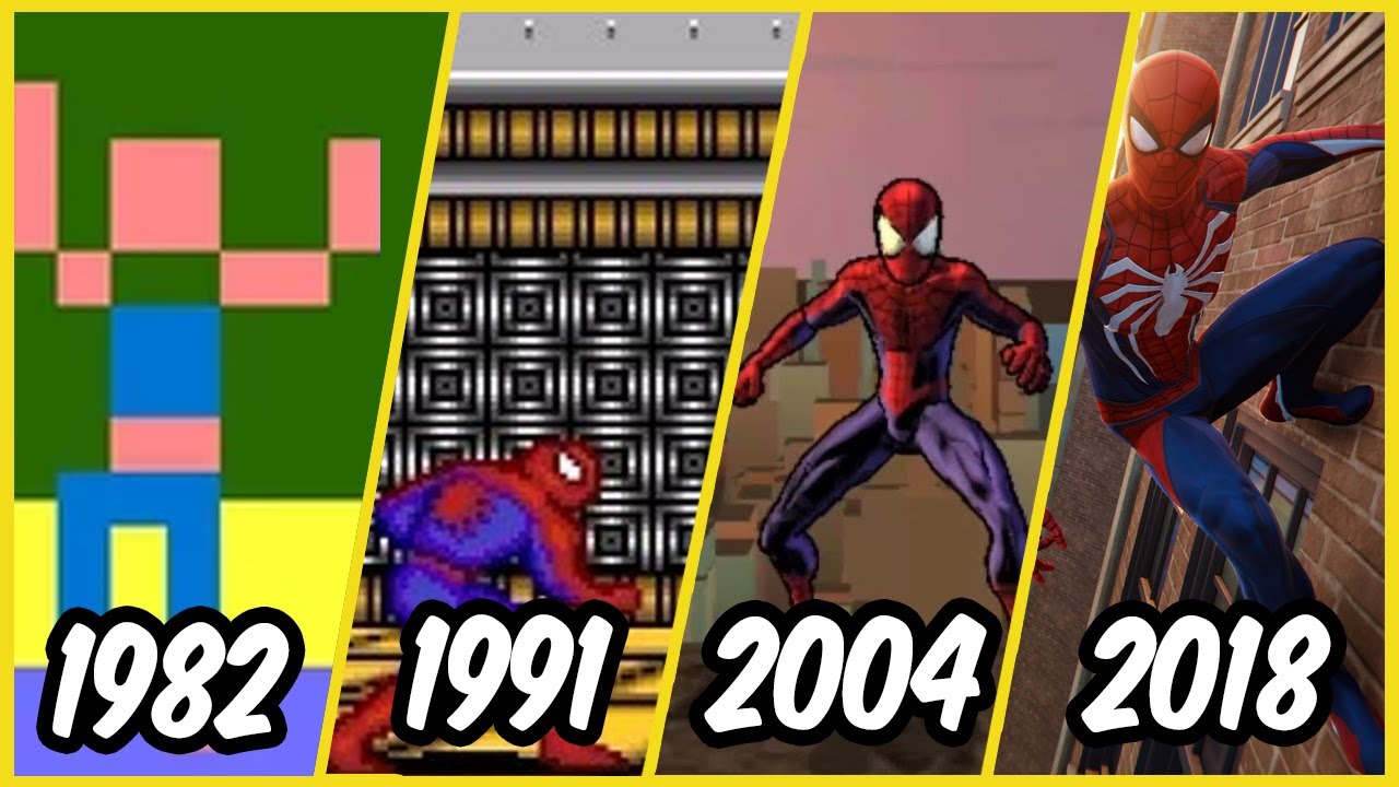 The Complete History & Evolution of Spider-Man Video Games | 1982 ...