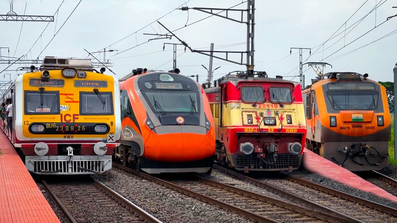 Ultimate Trainspotting: Iconic Express trains & EMU local trains action ...