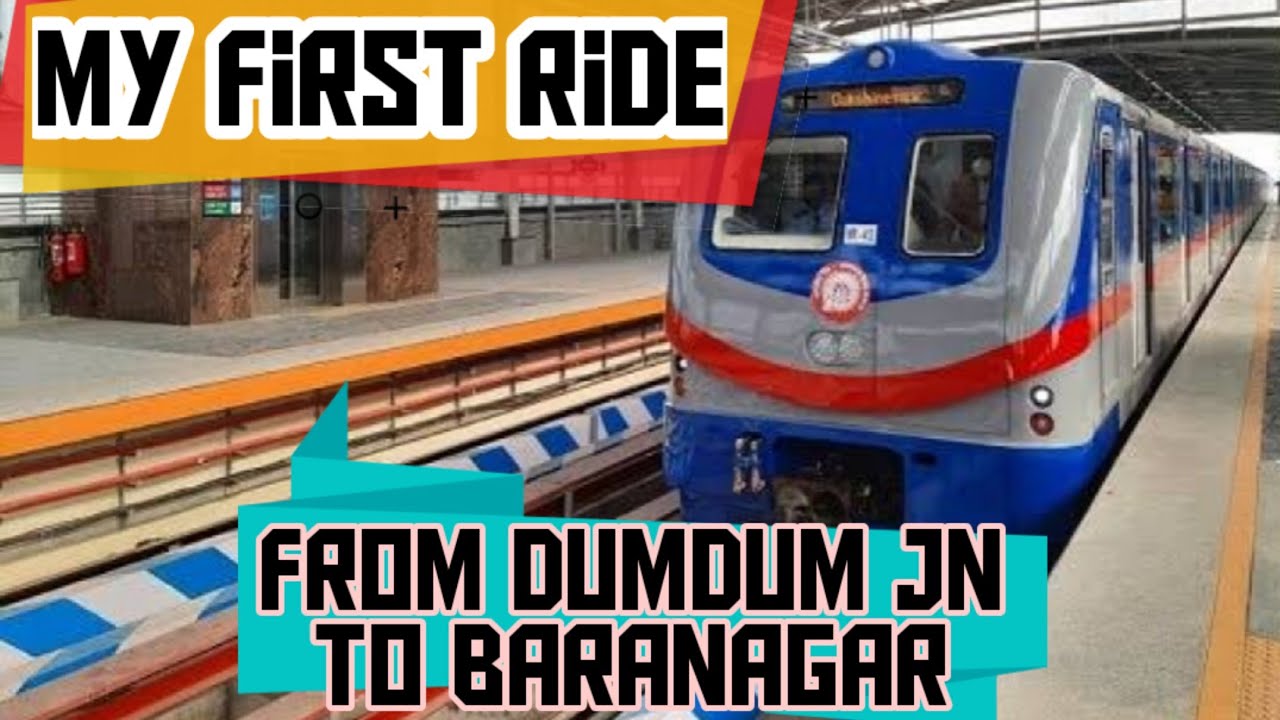 My first ride from Dumdum Junction to Baranagar Station in Metro 🔥 ...