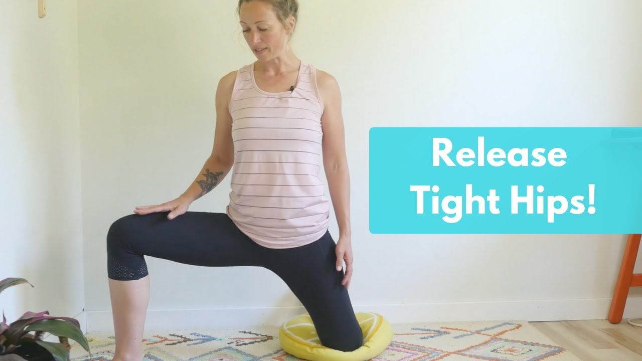 The Best Stretch For Tight Hips - YouTube