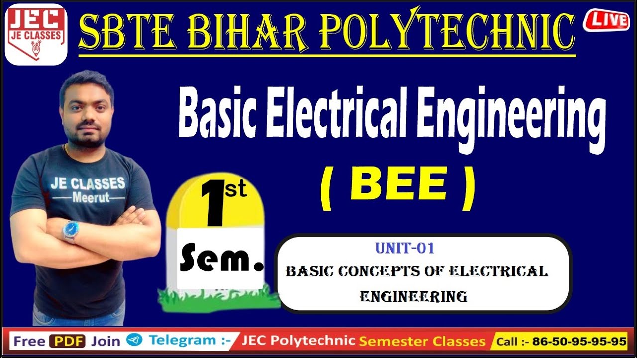 #06 Basic Electrical Engineering ( BEE ) Bihar Polytechnic Basic Concepts of electrical ...