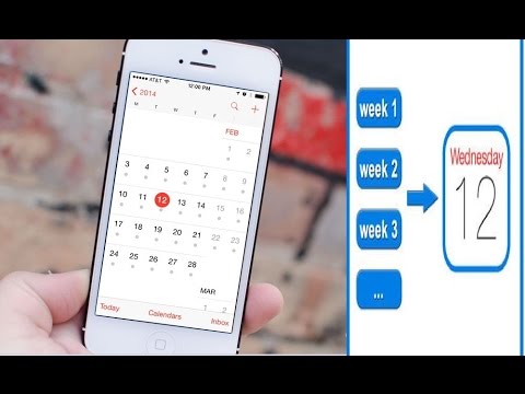 How to enable week numbers in Calendar for iPhone and iPad - YouTube