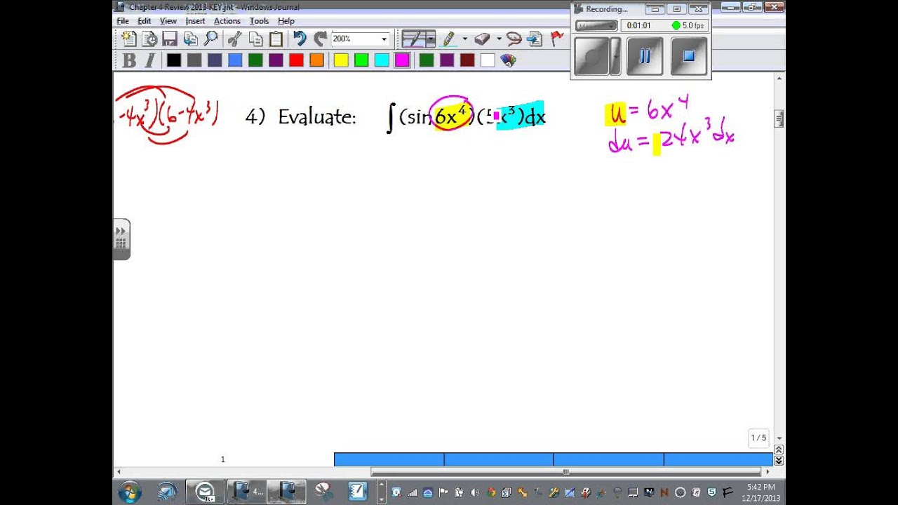 Calculus Chapter 4 Review Problem #4 - YouTube