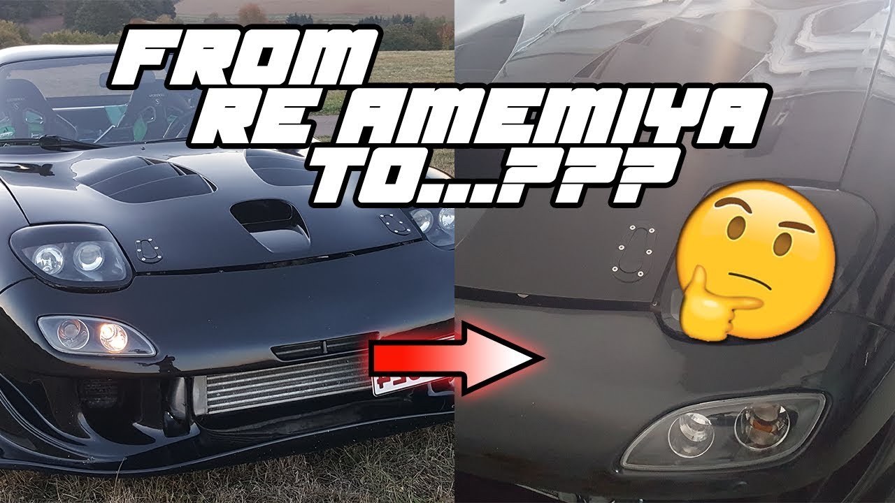 How to modify the RX-7 FD Re-Amemiya sleeks headlights - YouTube