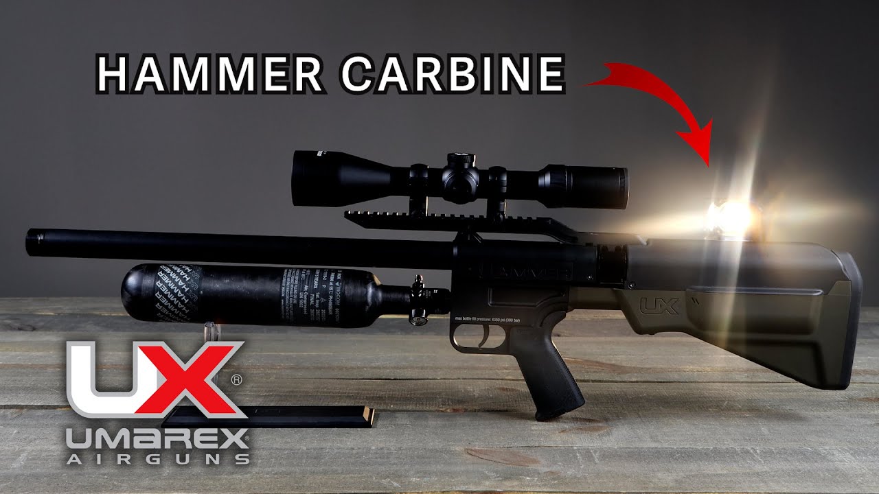 Umarex Airguns Hammer Carbine .50 Caliber Pre-Charged Pneumatic Big ...