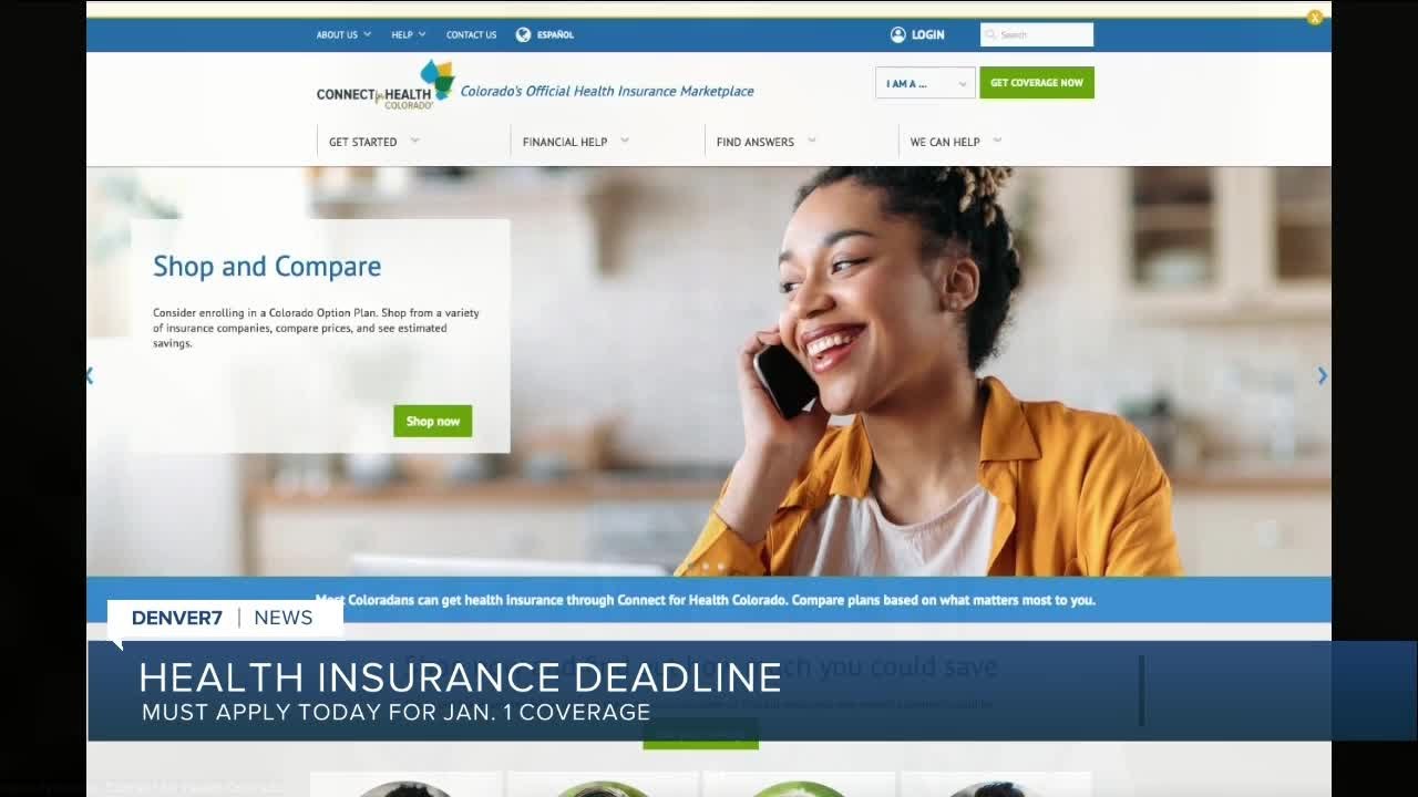 Deadline today for health insurance on state exchange - YouTube