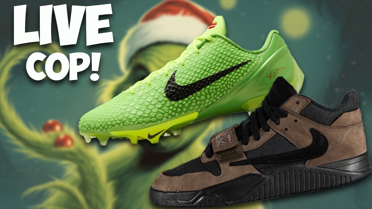 OFFICIALLY LOADED Travis Scott Jumpman Jack Dark Mocha Kobe Grinch ...