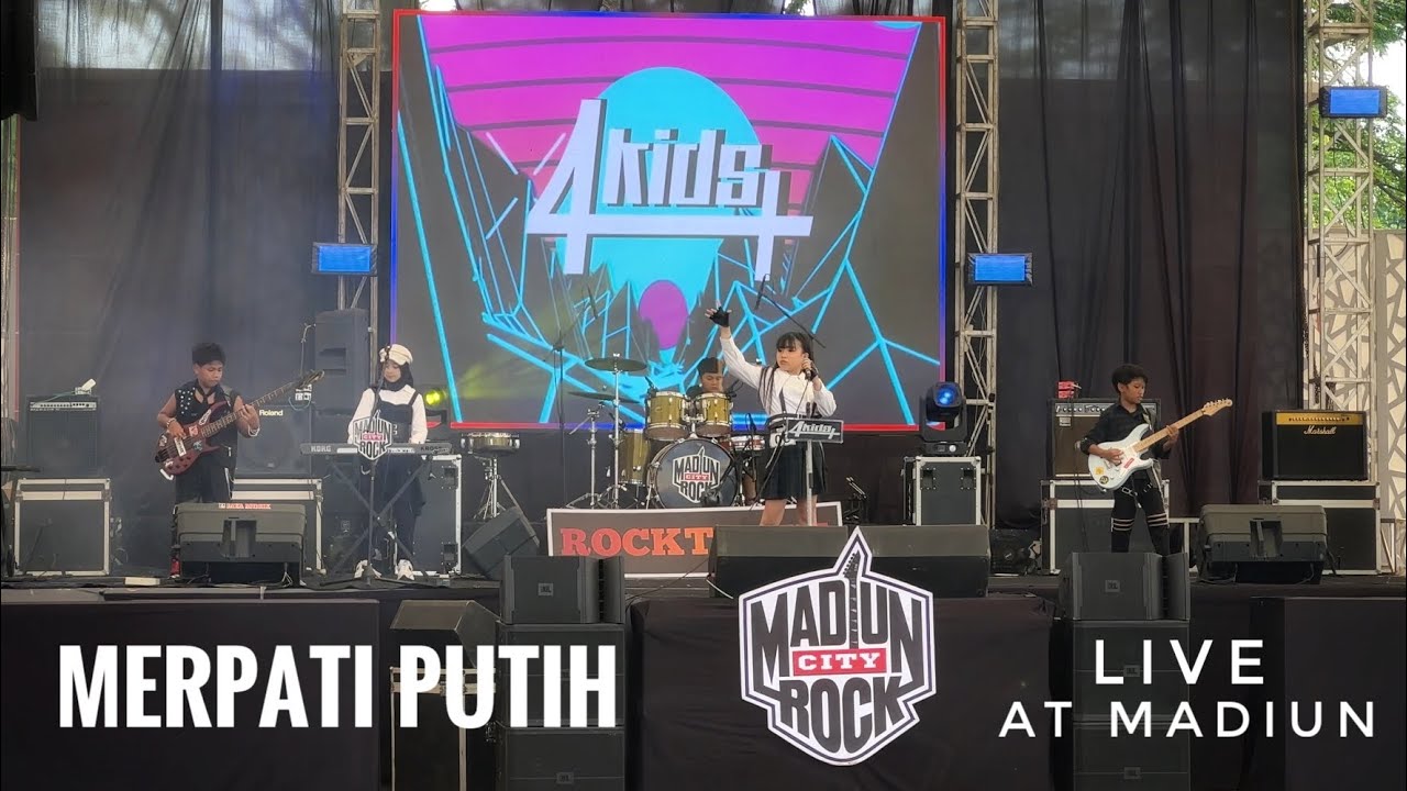 Merpati Putih - Chrisye Cover by 4Kids+ , Live @ Madiun, Festival Rock ...