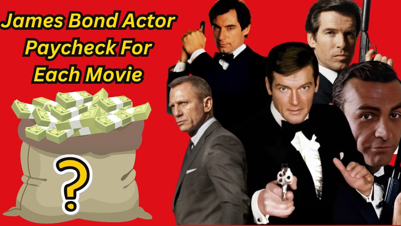 🎬💰James Bond Actor Paycheck Revealed For Each Movie | Hits, Flops & Big ...