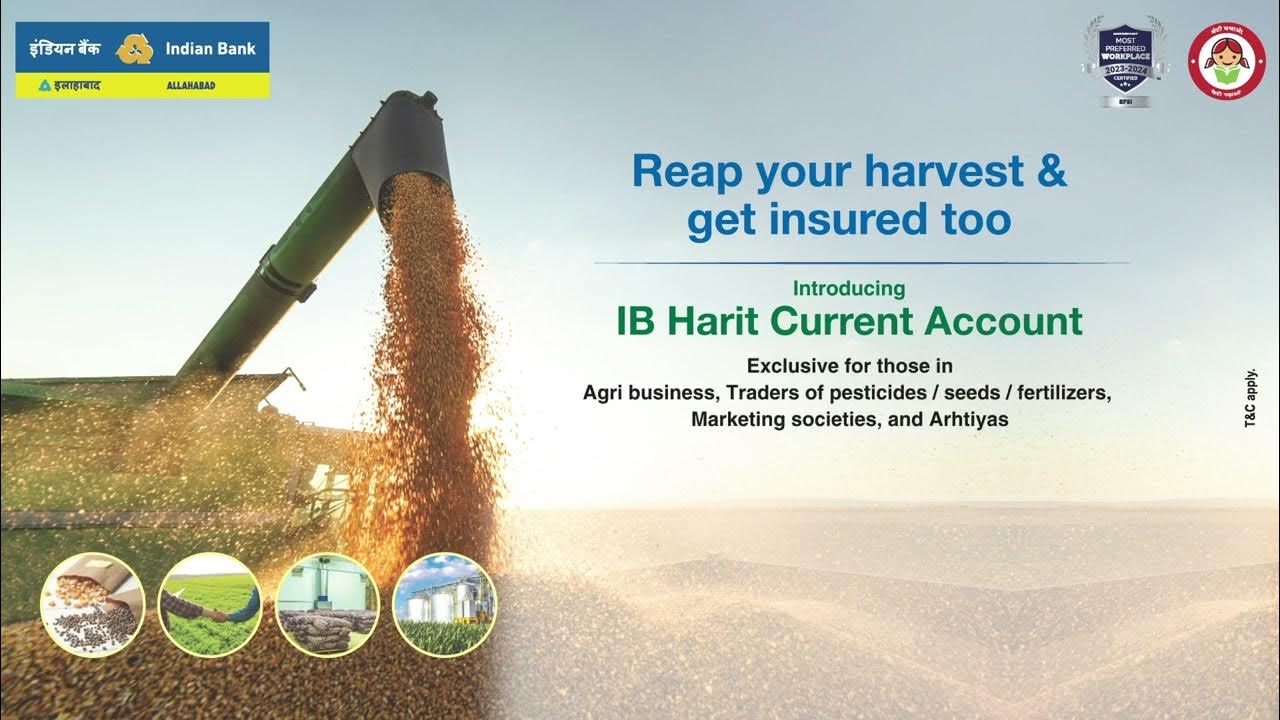 Indian Bank - IB Harit Current Account - YouTube
