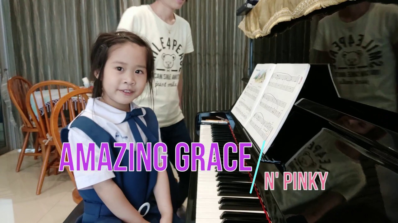 น้องพิ้งกี้ "Amazing Grace" (Prep Course Level C) || #เปียโนบ้านครูออ ...