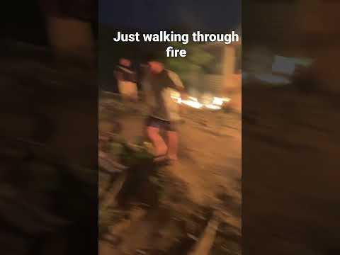 Walking through fire - YouTube