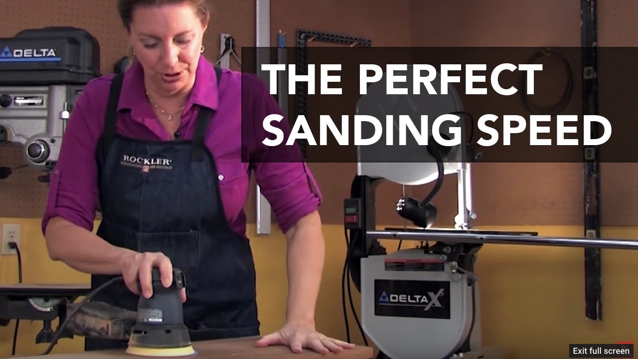 How Fast Should You Move Your Sander? - YouTube