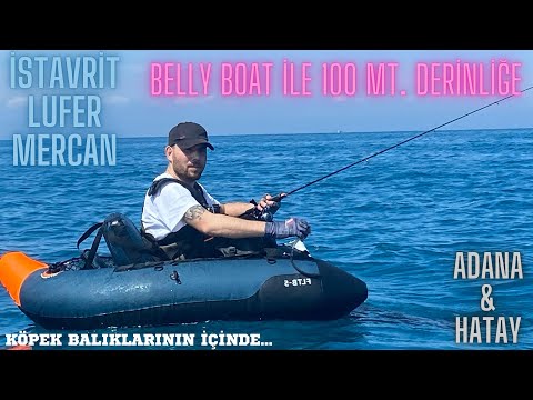 BELLY BOAT'LA TEHLİKELİ SULARDA YÜZDÜM (ADANAVEHATAY) BALIK AVI MACERASI