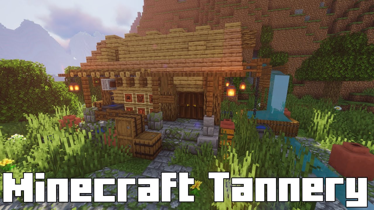 Minecraft Build: Tannery #minecraft - YouTube