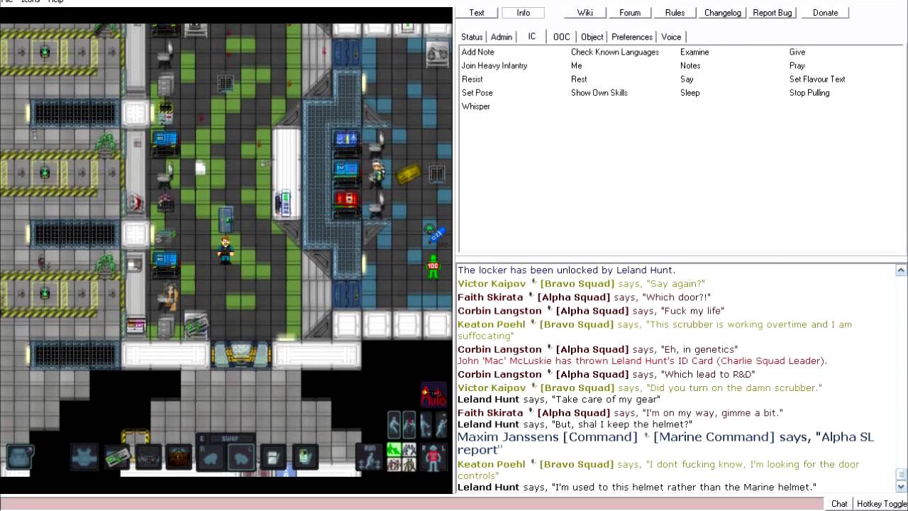 Space Station 13 [Colonial Marines][1] - Logistics Officer McLuskie ...