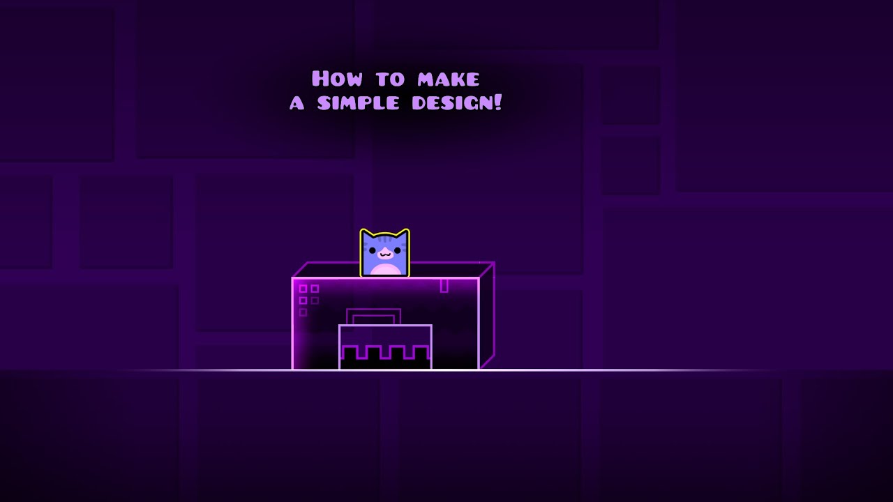 How to Make a Simple Design in Geometry Dash! (2.2) - YouTube