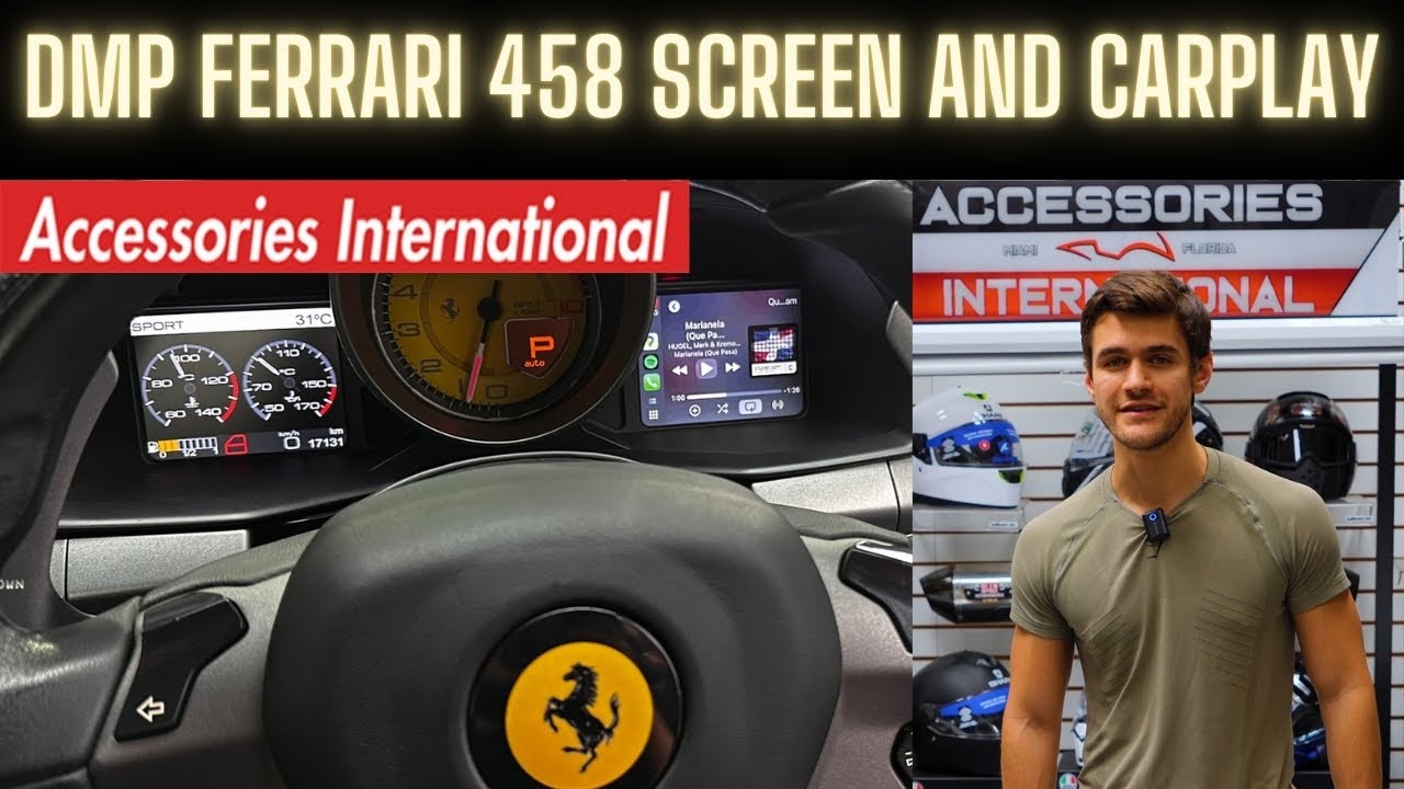 Upgrade Your Ferrari 458: Digital Dash Screens + CarPlay Module by DMP ...