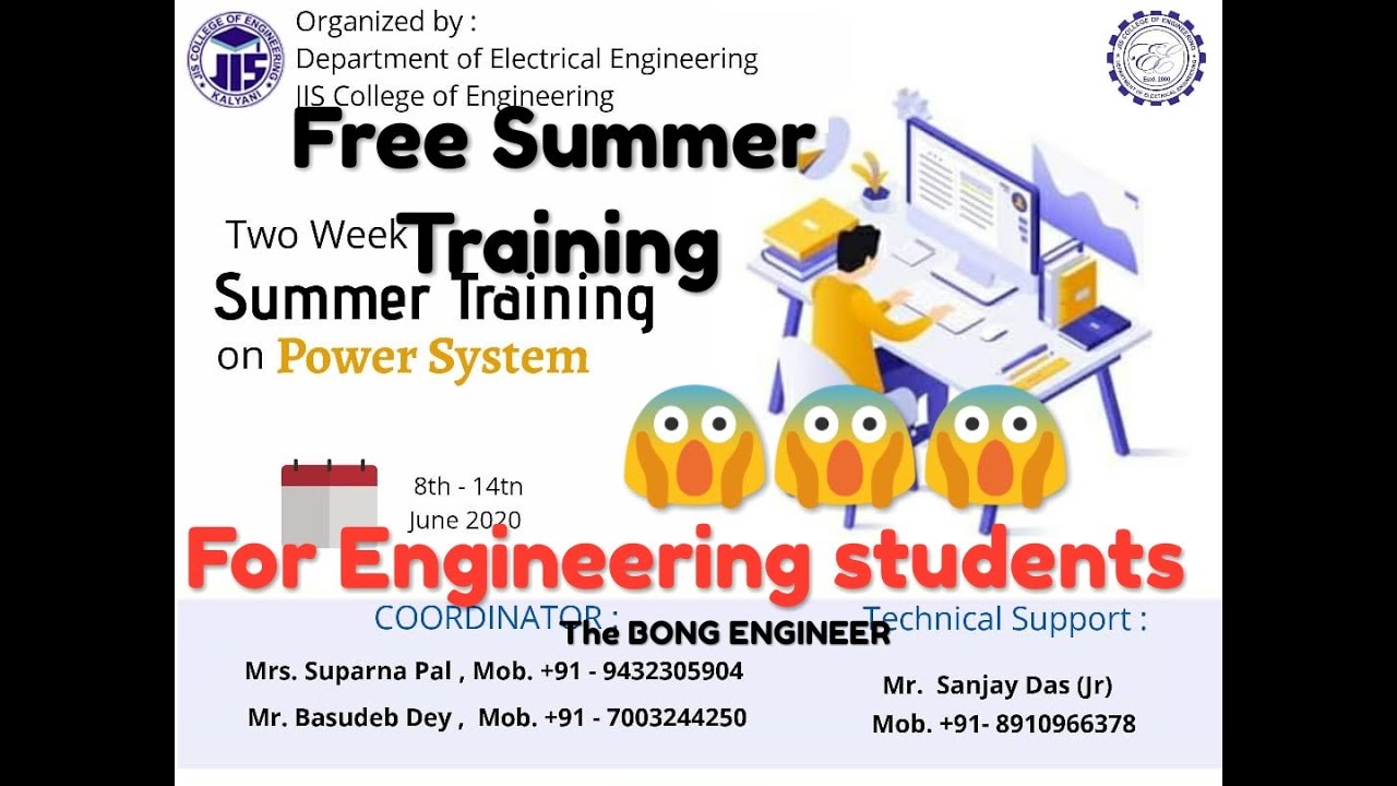 FREE Summer Training For Engineering Students/Two weeks Summer Training ...