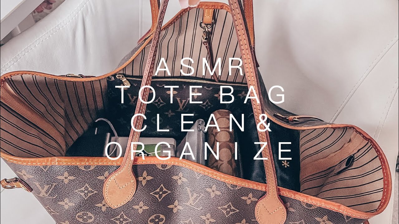 Clean and Organize My Bag With Me - YouTube
