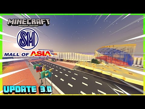 SM Mall of Asia Minecraft Map UPDATE v3.0 [Added Interiors (+more ...