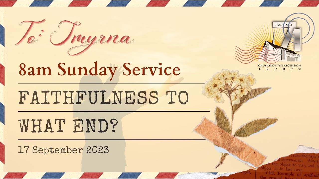 Jesus’ Letters to the Seven: Smyrna - Faithfulness to What End? - YouTube