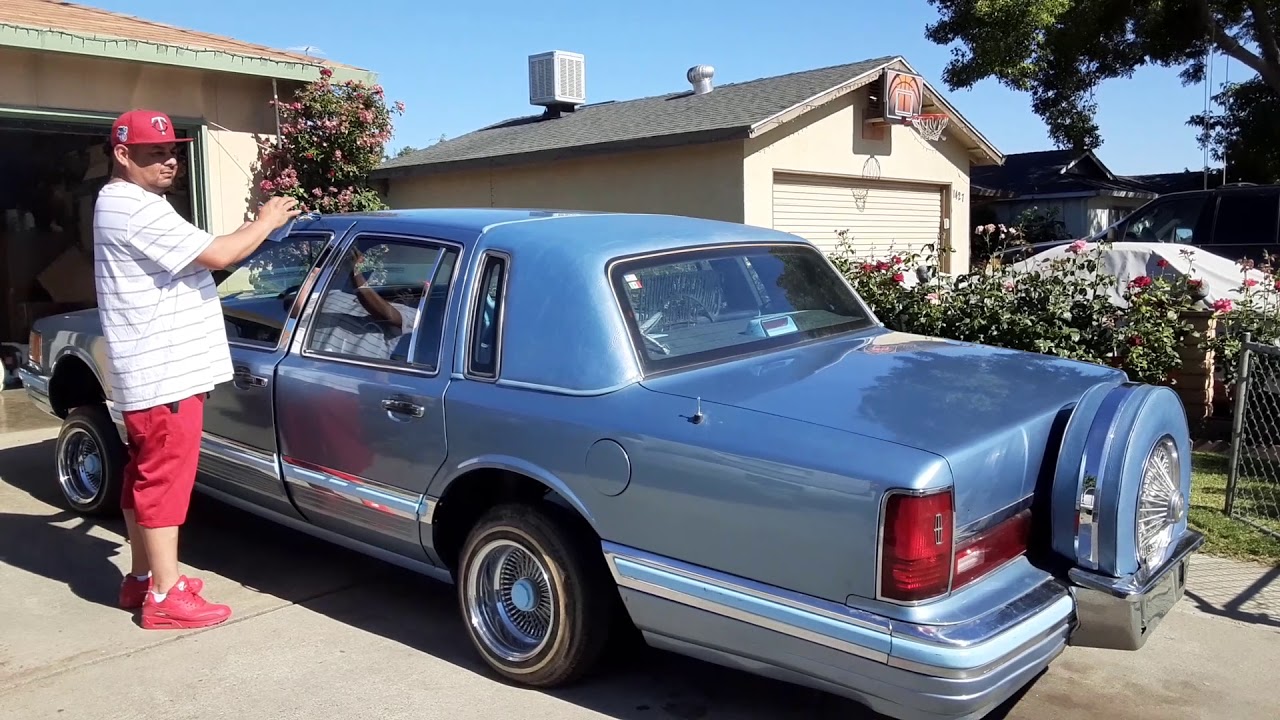1990 Town Car Lowrider - YouTube