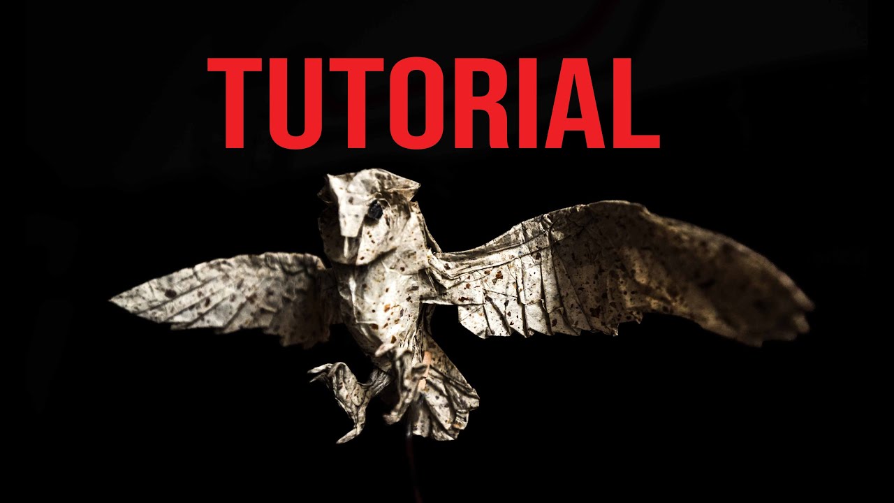 How to fold my Origami Owl (Part 5 of 6) - YouTube
