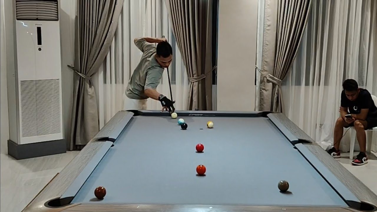 Billiards pool 10 bal MARK-GODZILLA-ESTIOLA vs JEFFREY-THE BULL-DE LUNA ...