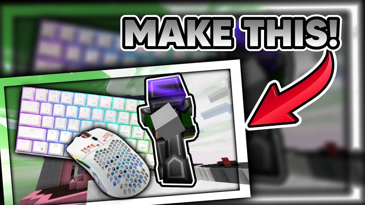 HOW TO MAKE A HYPIXEL BEDWARS THUMBNAIL WITHOUT PHOTOSHOP IN 2024 ...