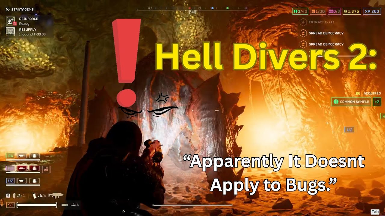 Hell Divers 2 Goofiness: "Apparently It Doesn't Apply to Bugs" - YouTube