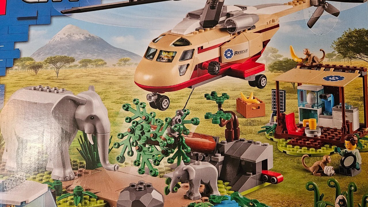 Building the Lego wildlife rescue operation - YouTube
