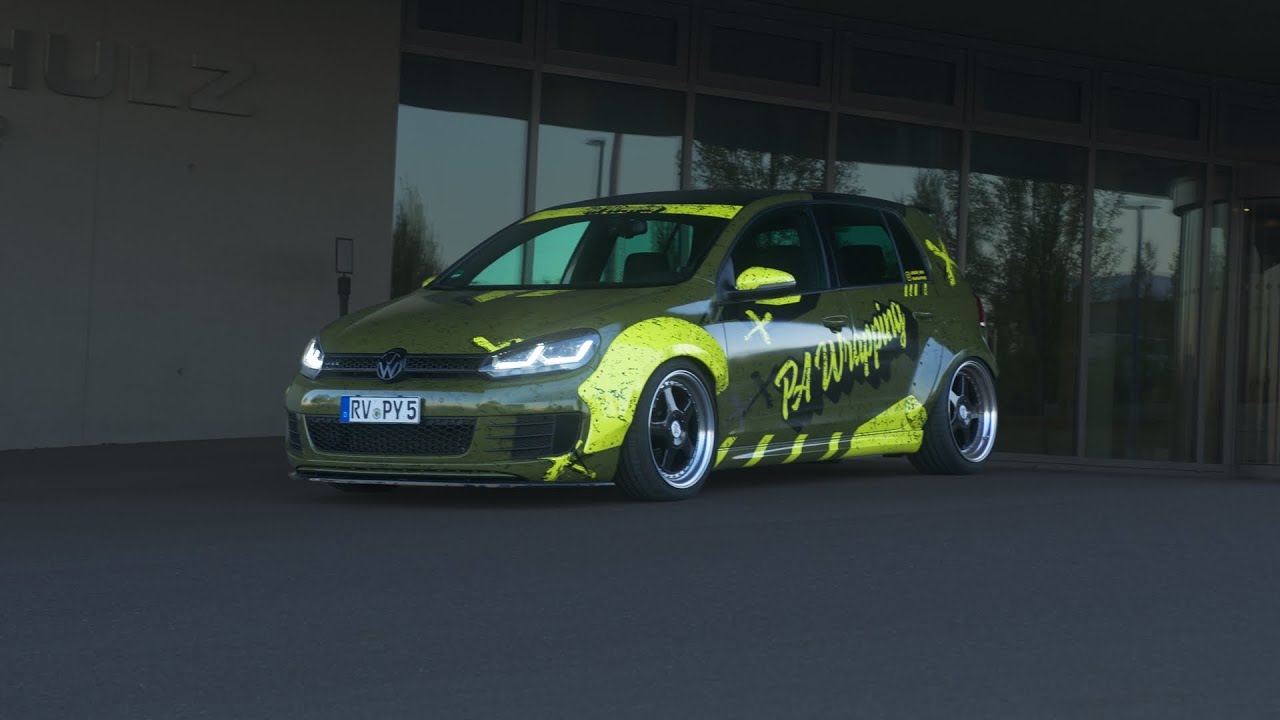 Insane Wrapped Golf GTI with Widebody Kit | Krome - YouTube
