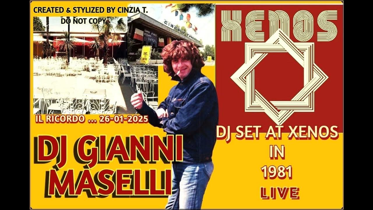 DJ GIANNI MASELLI@LIVE - DJ SET AT XENOS IN 1981 (VIDEO BY CINZIA T.) - YouTube
