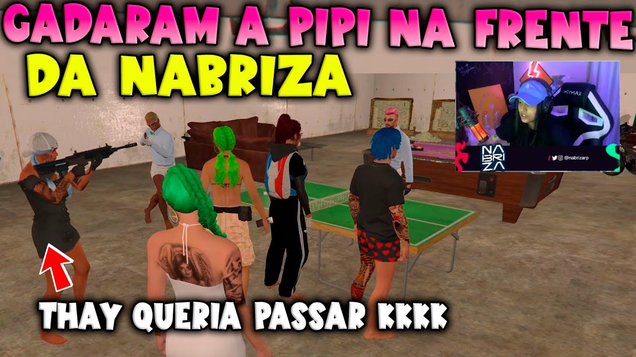 GADARAM A PIPI NA FRENTE DA NABRIZA , DEU RUIM 👀🔥🤣 - YouTube
