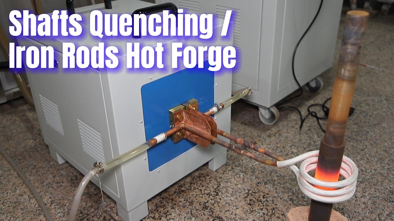 Shafts #Quenching / #Iron #Rods #Hot #Forge - JLC-80kW #Induction # ...