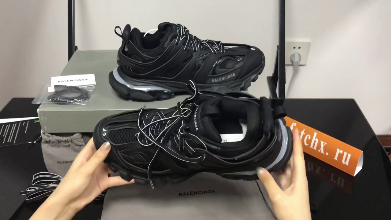 Balenciaga Track Runner black 542436 W1GB 1000-fetchx.ru - YouTube