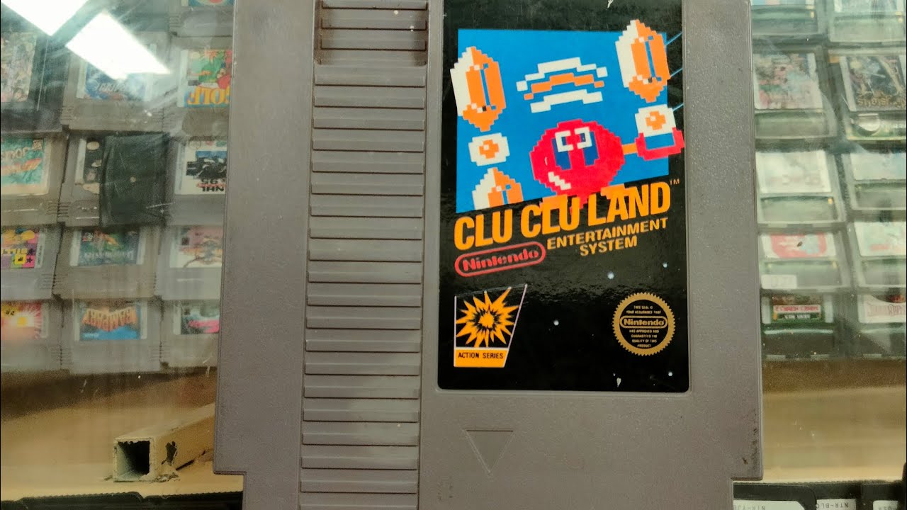 Clu Clu Land Nintendo Nes - YouTube