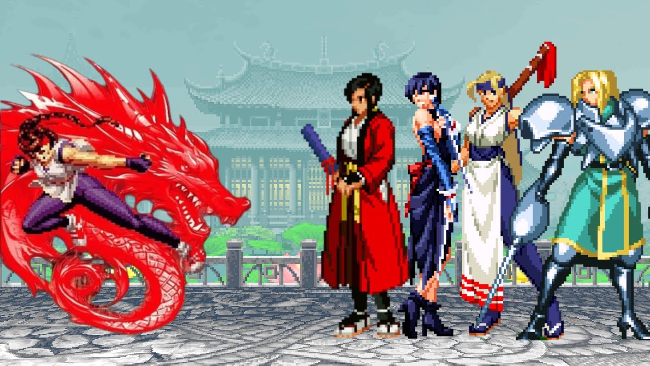 [KOF Mugen] Yuri SV vs Hibiki Team - YouTube