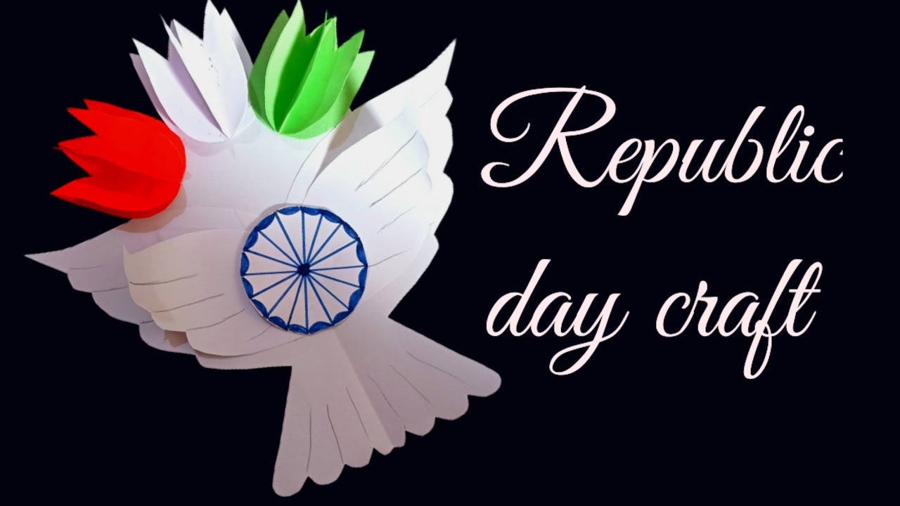 Easy Republic day craft ideas using paper, tricolour paper craft ...